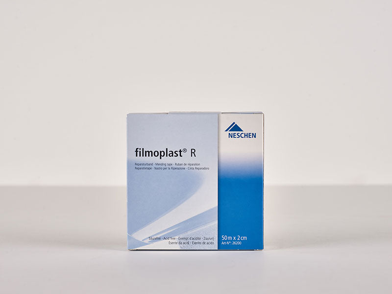 Filmoplast R heat-set tissue, 20mm x 50m roll – Archival Survival