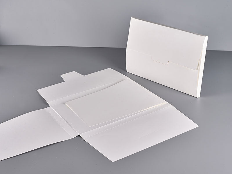 Foolscap 4 flap folder 355 x 230mm, 13mm exp, 290 side flaps (1/2 ...